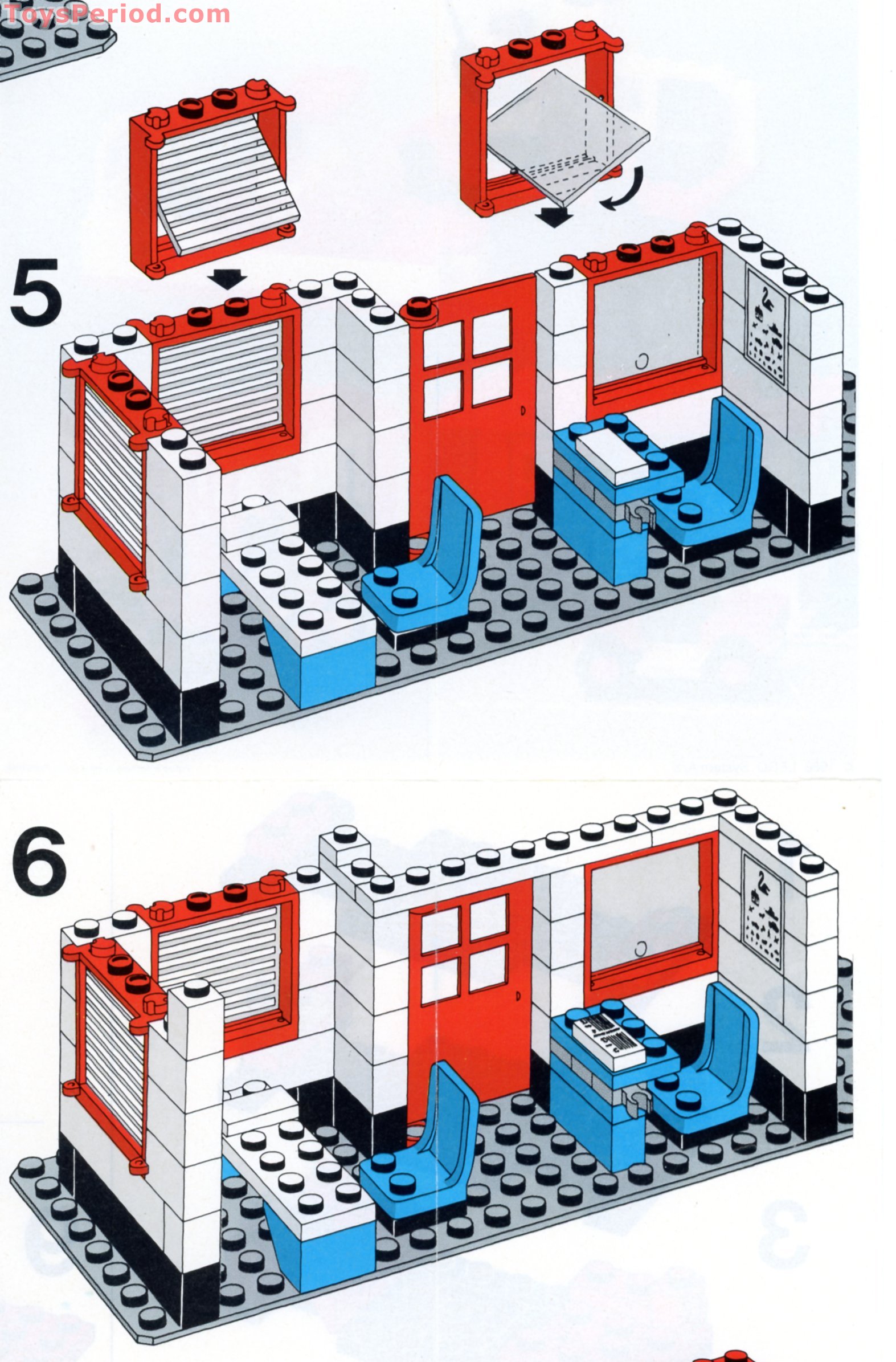 LEGO 6364 Paramedic Unit Instructions and Parts List