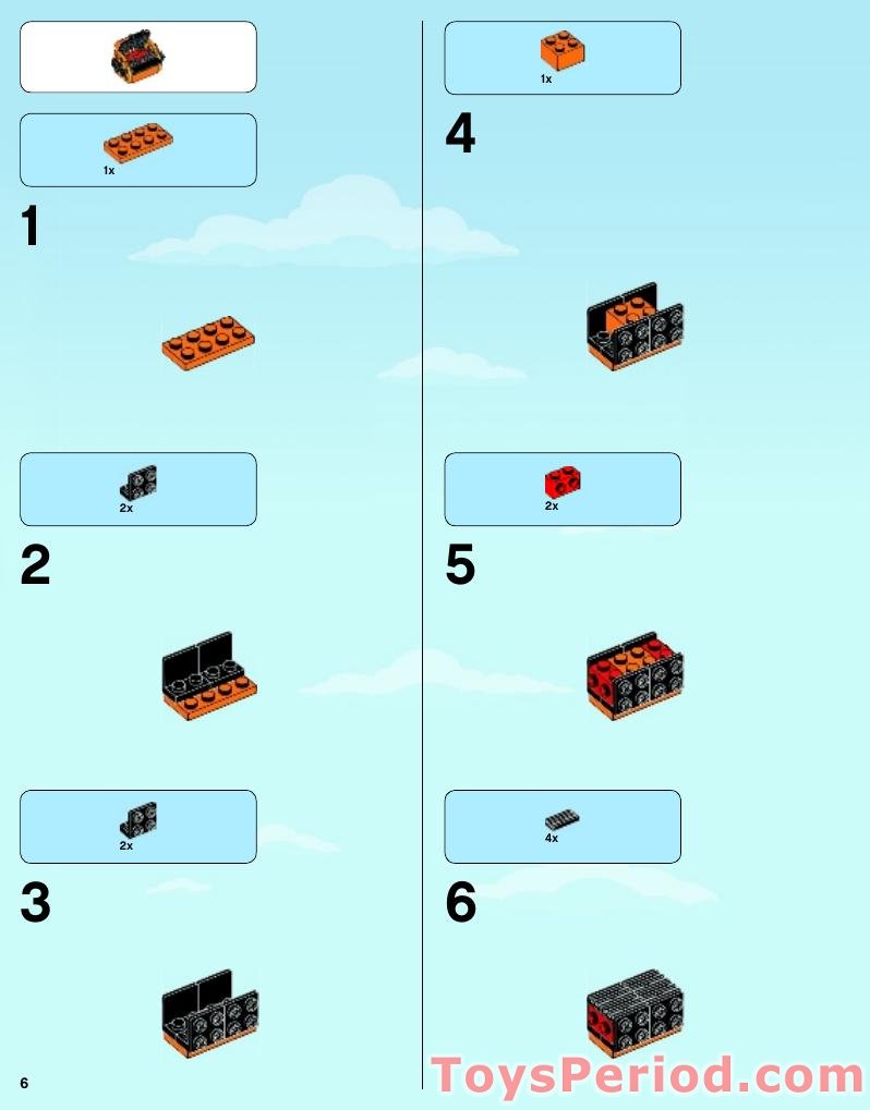 LEGO 71006 The Simpsons House Instructions and Parts List