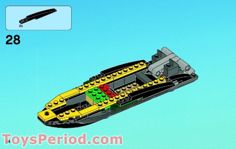 LEGO 76006 Iron Man: Extremis Sea Port Battle Instructions and Parts List