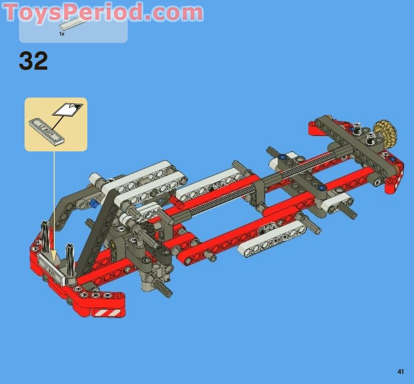LEGO 8071 Bucket Truck Instructions and Parts List