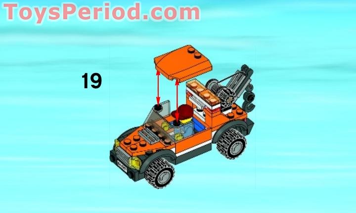 LEGO 4207 City Garage Instructions and Parts List