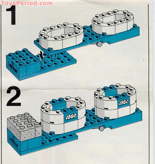 LEGO 644-1 Double Tanker Instructions and Parts List