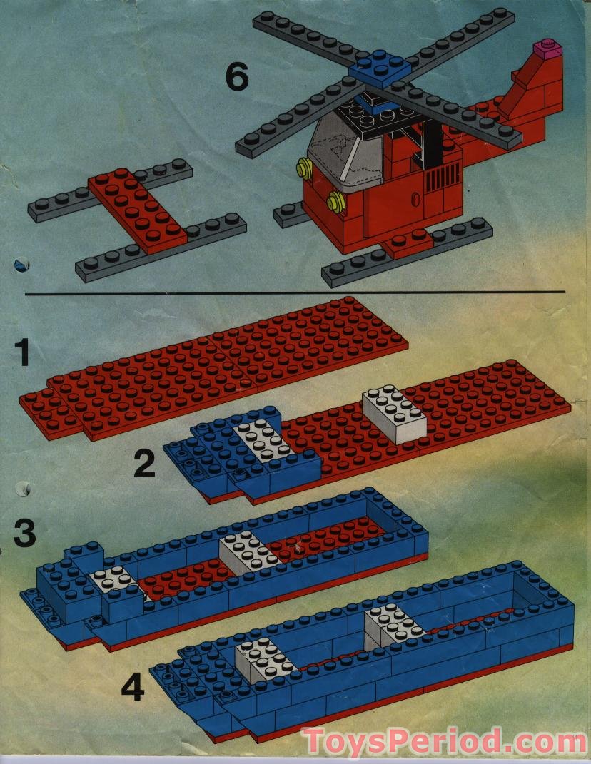 LEGO 720-1 Basic Building Set Instructions and Parts List