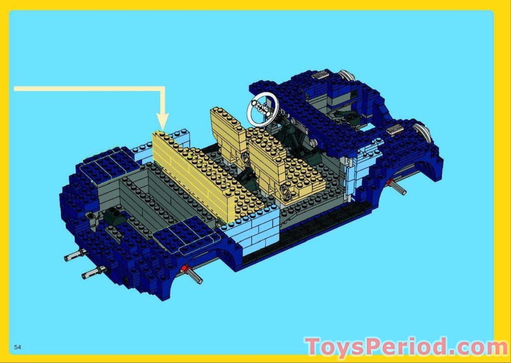 LEGO 10187 Volkswagen Beetle (VW Beetle) Instructions and Parts List