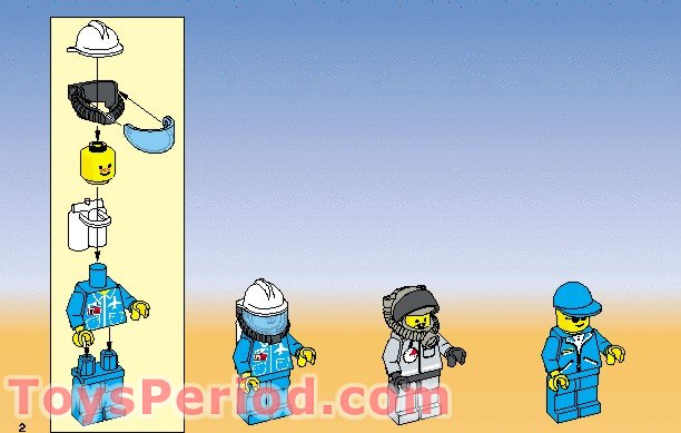 LEGO 2774 Airshow - Red Tiger Instructions and Parts List