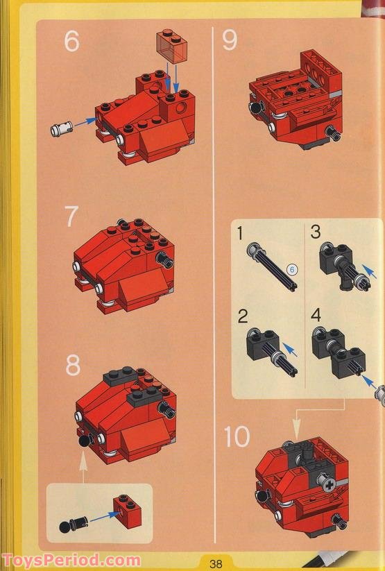 LEGO 4093 Wild Windup Instructions and Parts List