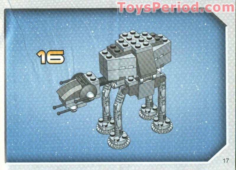 LEGO 4489 Mini AT-AT Instructions and Parts List