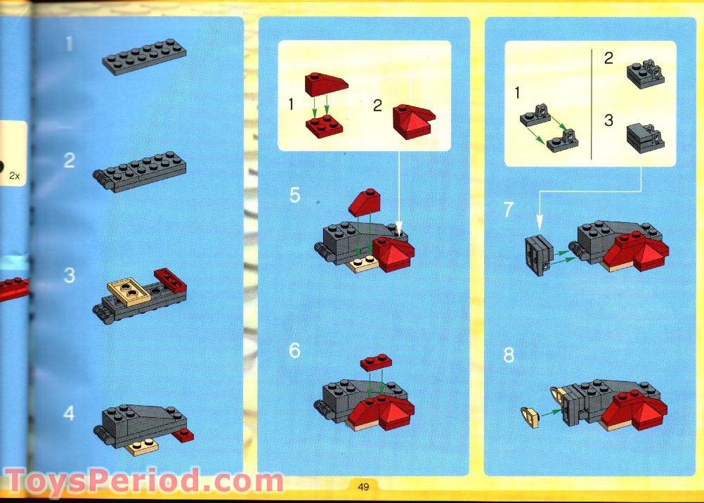 LEGO 4507 Prehistoric Creatures Instructions and Parts List
