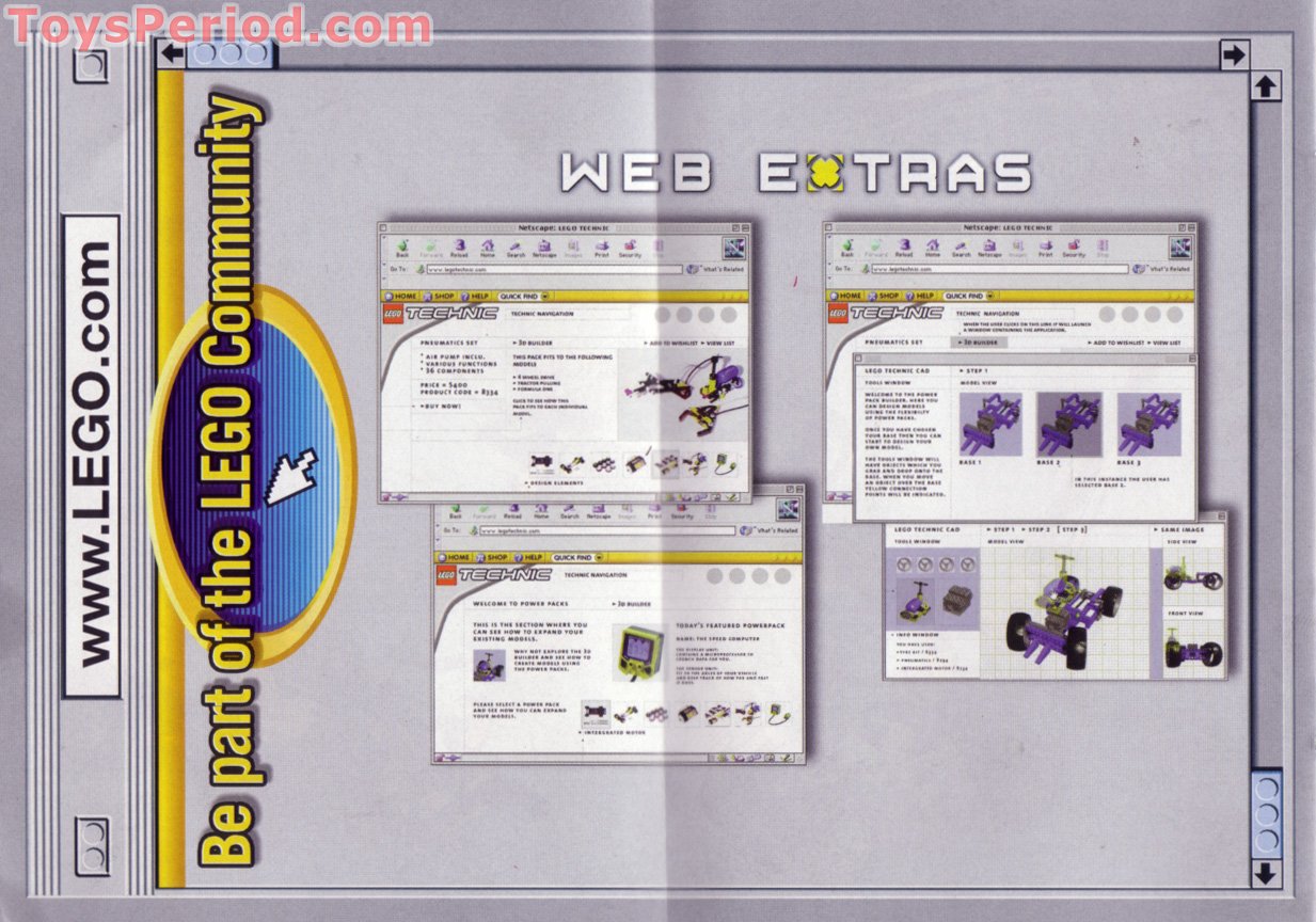 LEGO 5222 Chassis Pack Instructions and Parts List