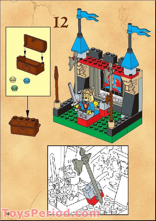 LEGO 6095 Royal Joust Instructions and Parts List