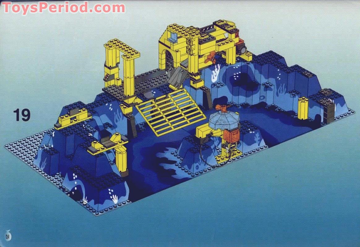 LEGO 6195 Neptune Discovery Lab - Aqua Dome 7 Instructions and Parts List