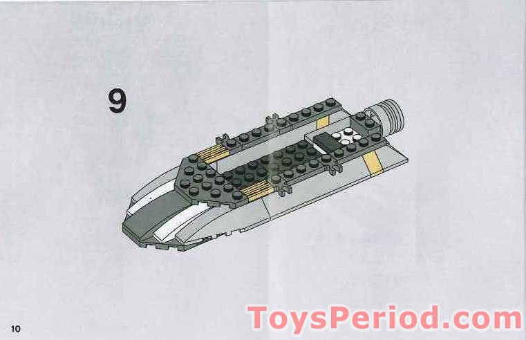 LEGO 7668 Rebel Scout Speeder Instructions and Parts List