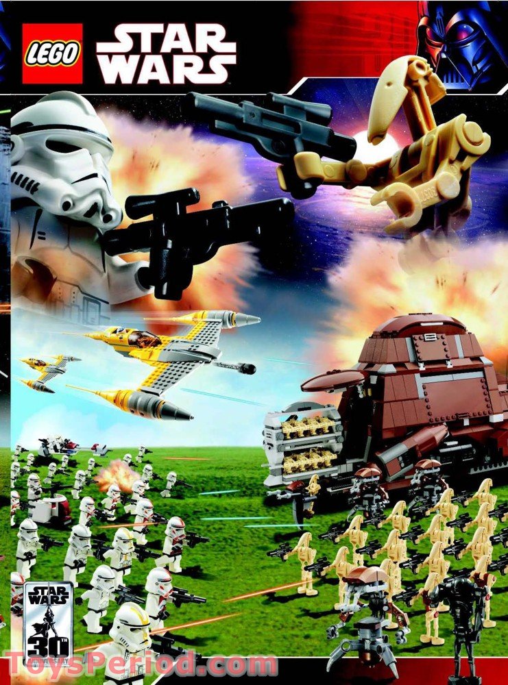 LEGO 7664 Tie Crawler Instructions and Parts List