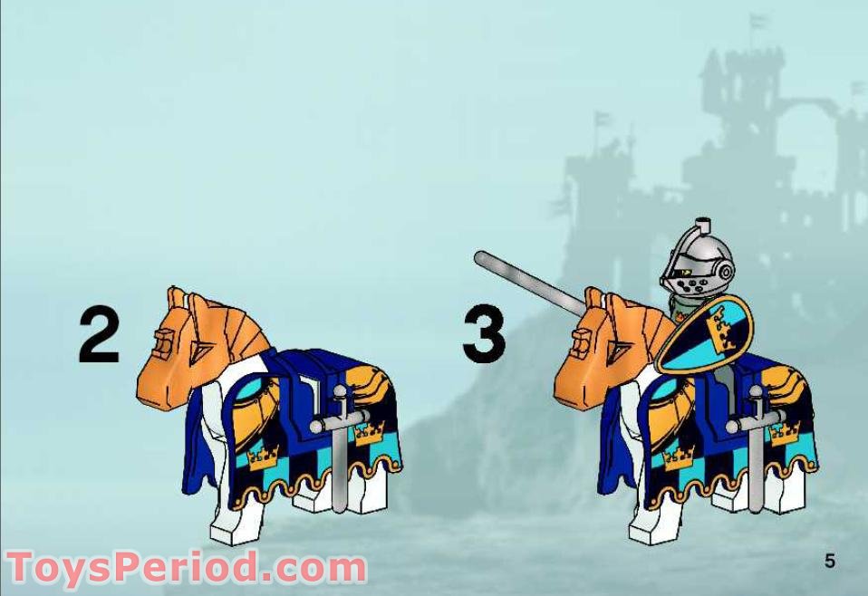 LEGO 7009 The Final Joust Instructions and Parts List