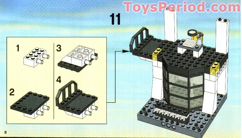 LEGO 7237-2 Police Station - Without Light-Up Minifig Instructions and ...