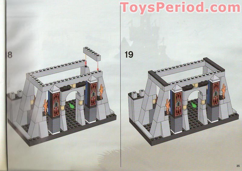 LEGO 8781 Castle of Morcia Instructions and Parts List