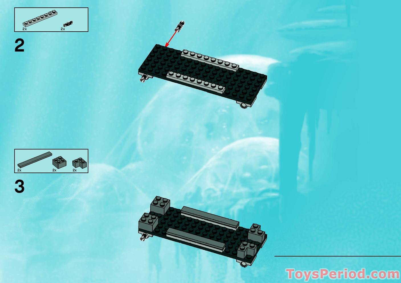 LEGO 8927 Toa Terrain Crawler Instructions and Parts List