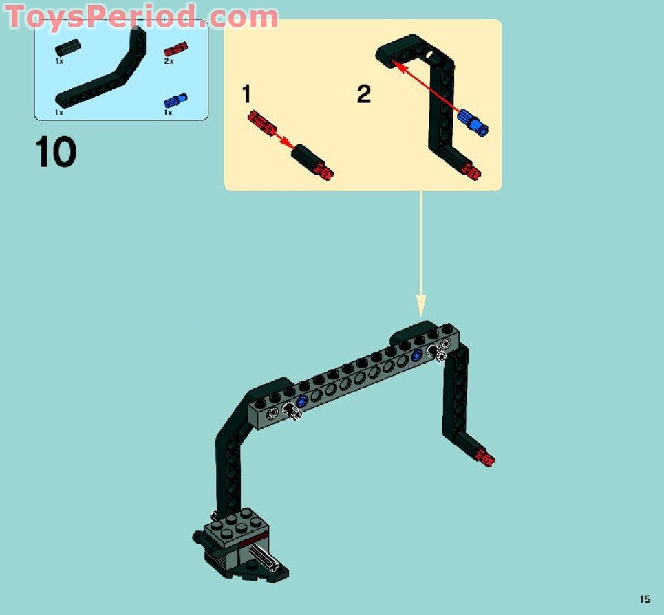 LEGO 8117 Storm Lasher Instructions and Parts List