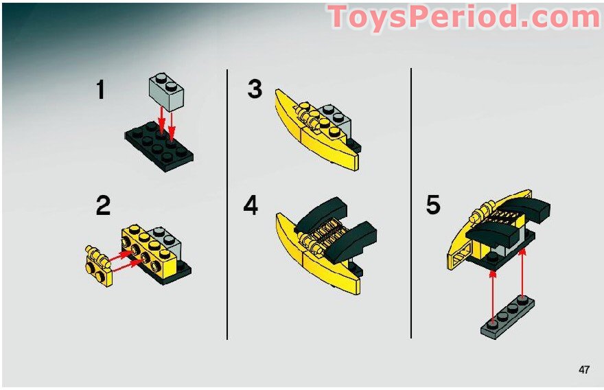 LEGO 8183 Track Turbo RC Instructions and Parts List