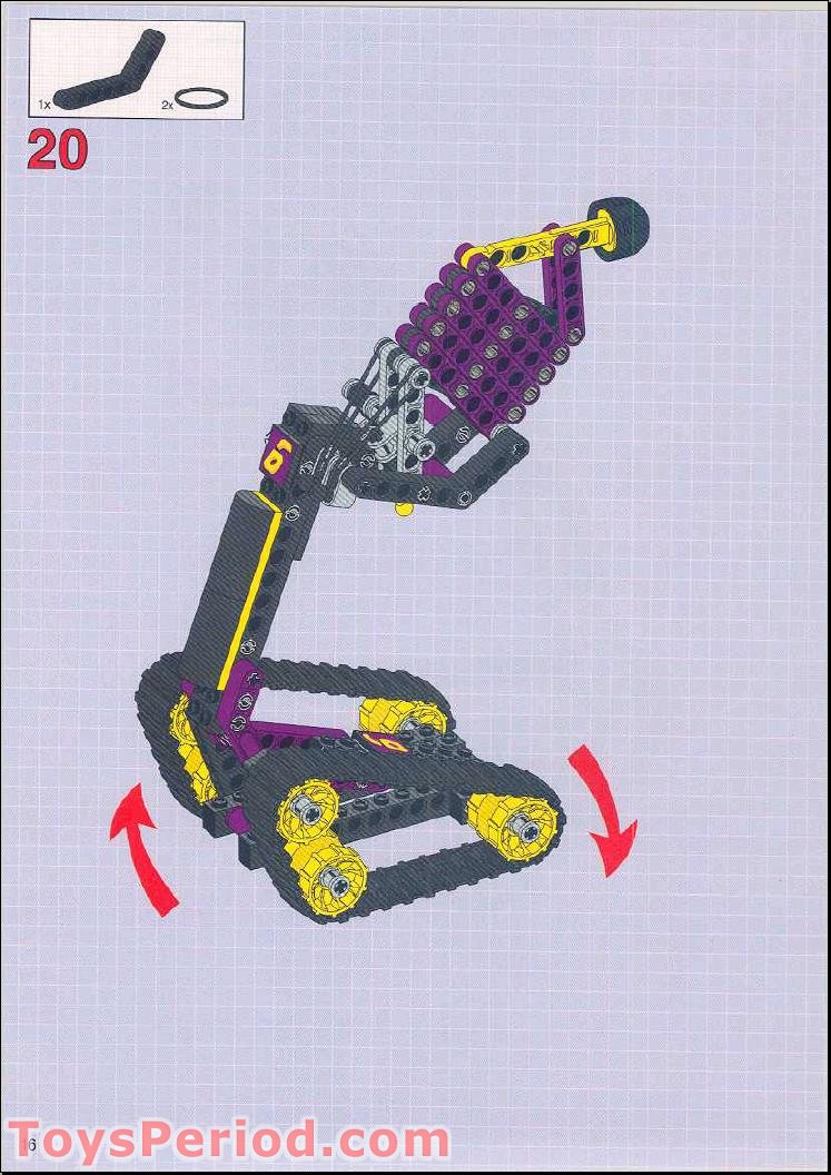 LEGO 8257 Cyber Strikers Instructions and Parts List