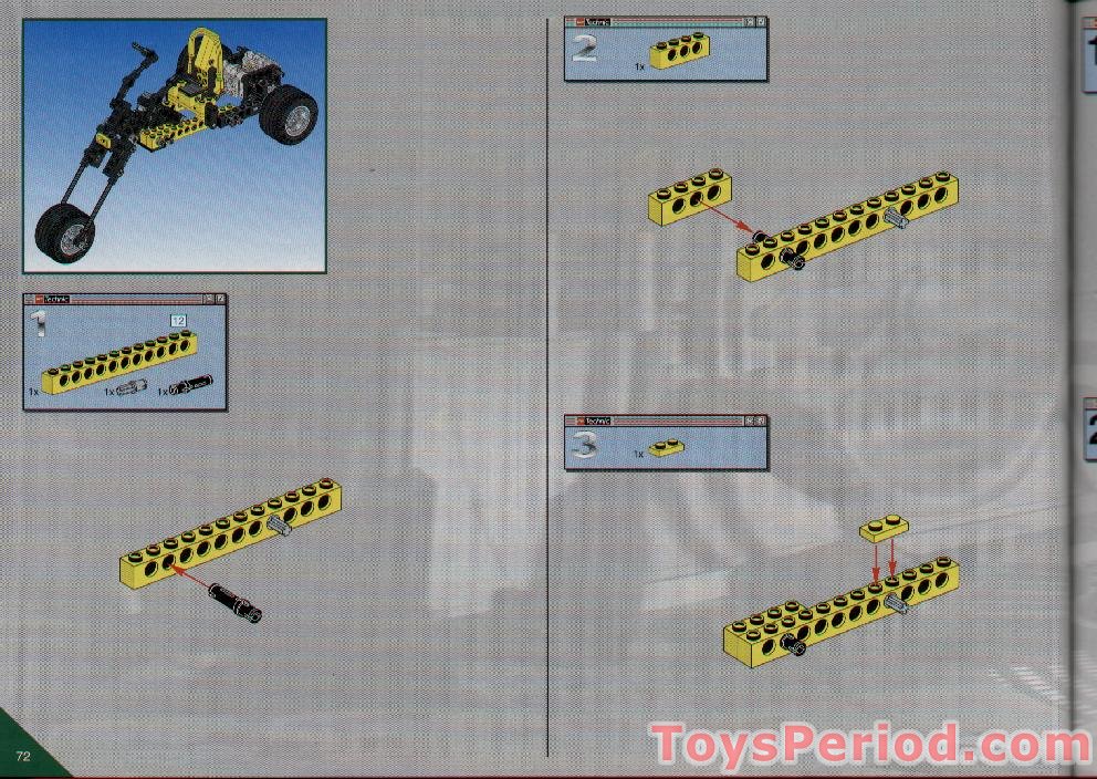 LEGO 8445 Indy Storm Instructions and Parts List