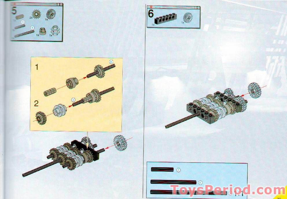 LEGO 8466 4x4 Off Roader Instructions and Parts List
