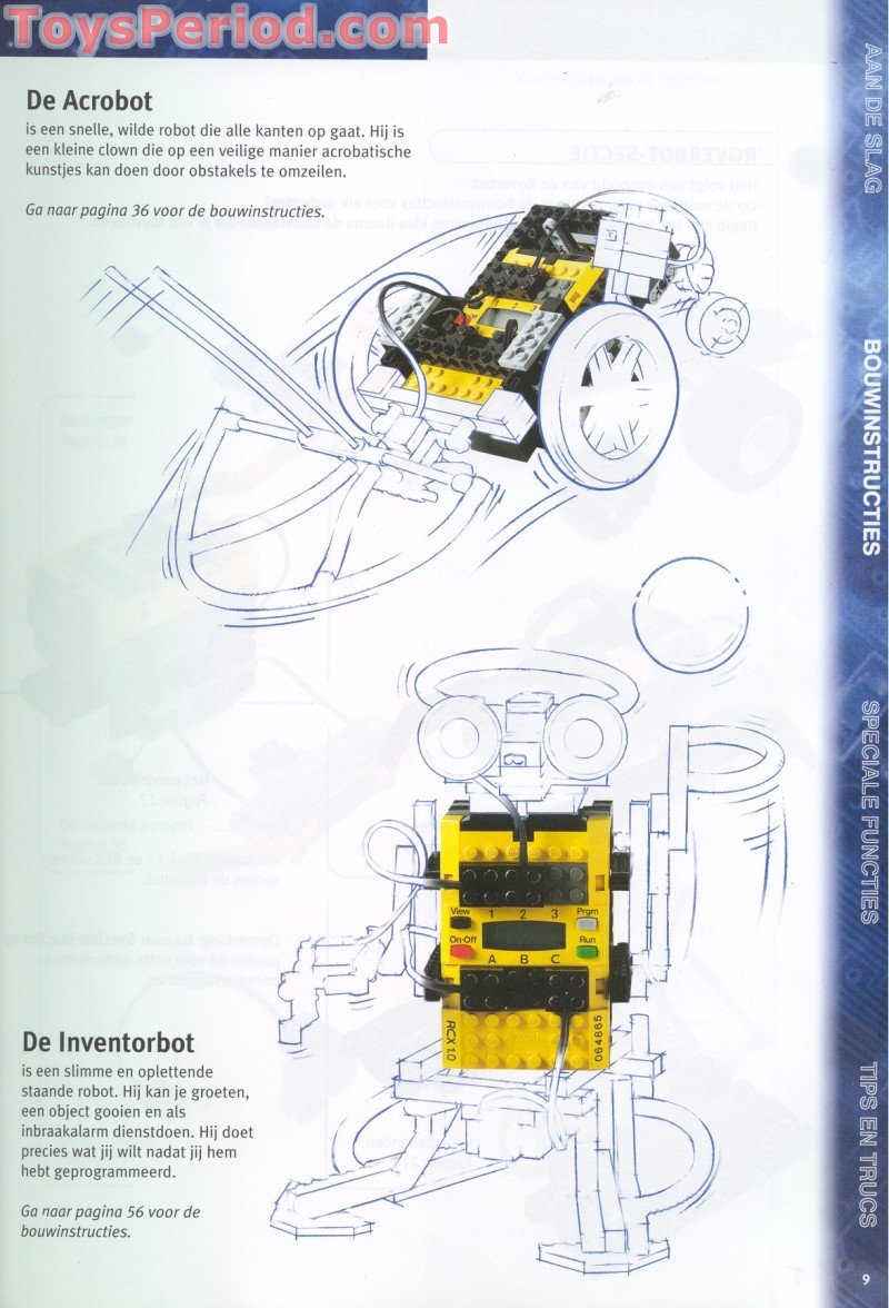LEGO 9747 Robotics Invention System, Version 1.5 Instructions and Parts ...