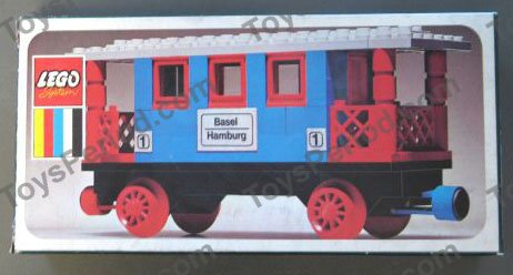 LEGO 131 Passenger Coach Instructions and Parts List