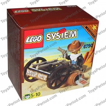 LEGO 6790 Bandit's Wheelgun (Boxed) Instructions and Parts List