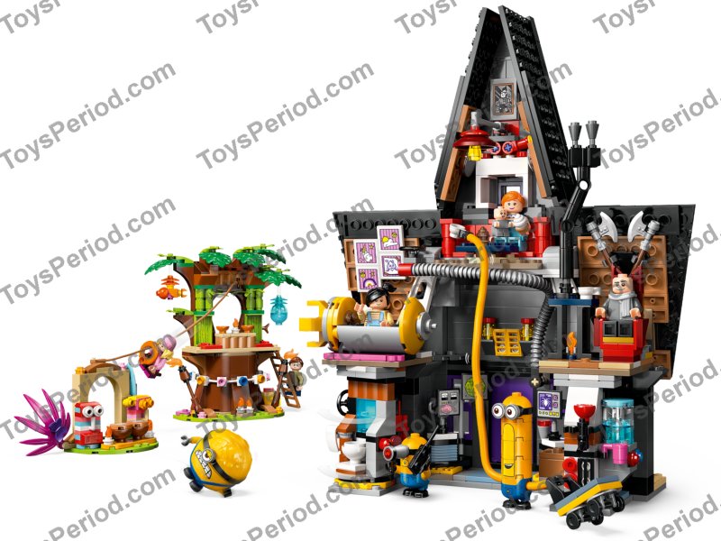 LEGO 75583 Minions and Gru's Family Mansion Set Parts List