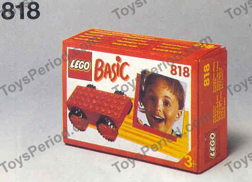 LEGO 818 Pullback Motor, Red Set Parts List