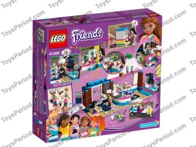 LEGO 41366 Olivia's Cupcake Cafe Set Parts List