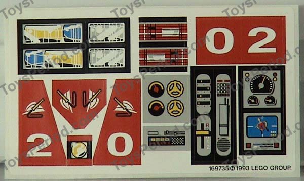 LEGO Sets with Part 8280stk01 Sticker Sheet for Set 8280 - (169735)