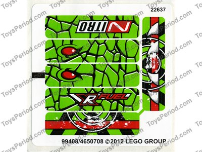LEGO Sets with Part 9095stk01 Sticker Sheet for Set 9095 - (99408/4650708)