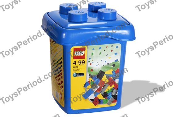 LEGO 4028 World of Bricks Blue Bucket Instructions and Parts List
