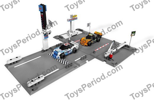 LEGO 8125 Thunder Raceway Instructions and Parts List