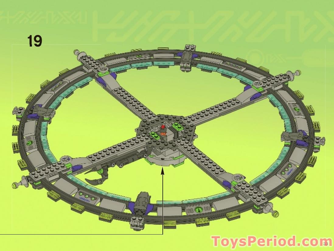 LEGO 7065 Alien Mothership Instructions and Parts List