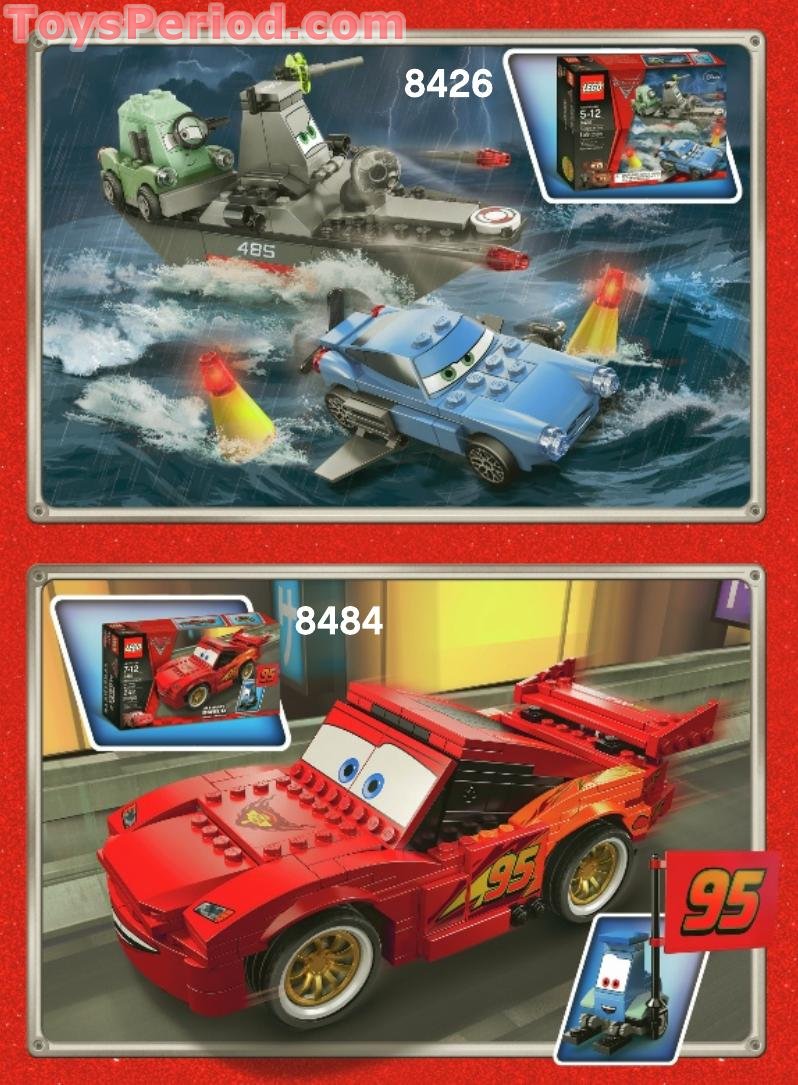 LEGO 8487 Flo's V8 Cafe Instructions and Parts List