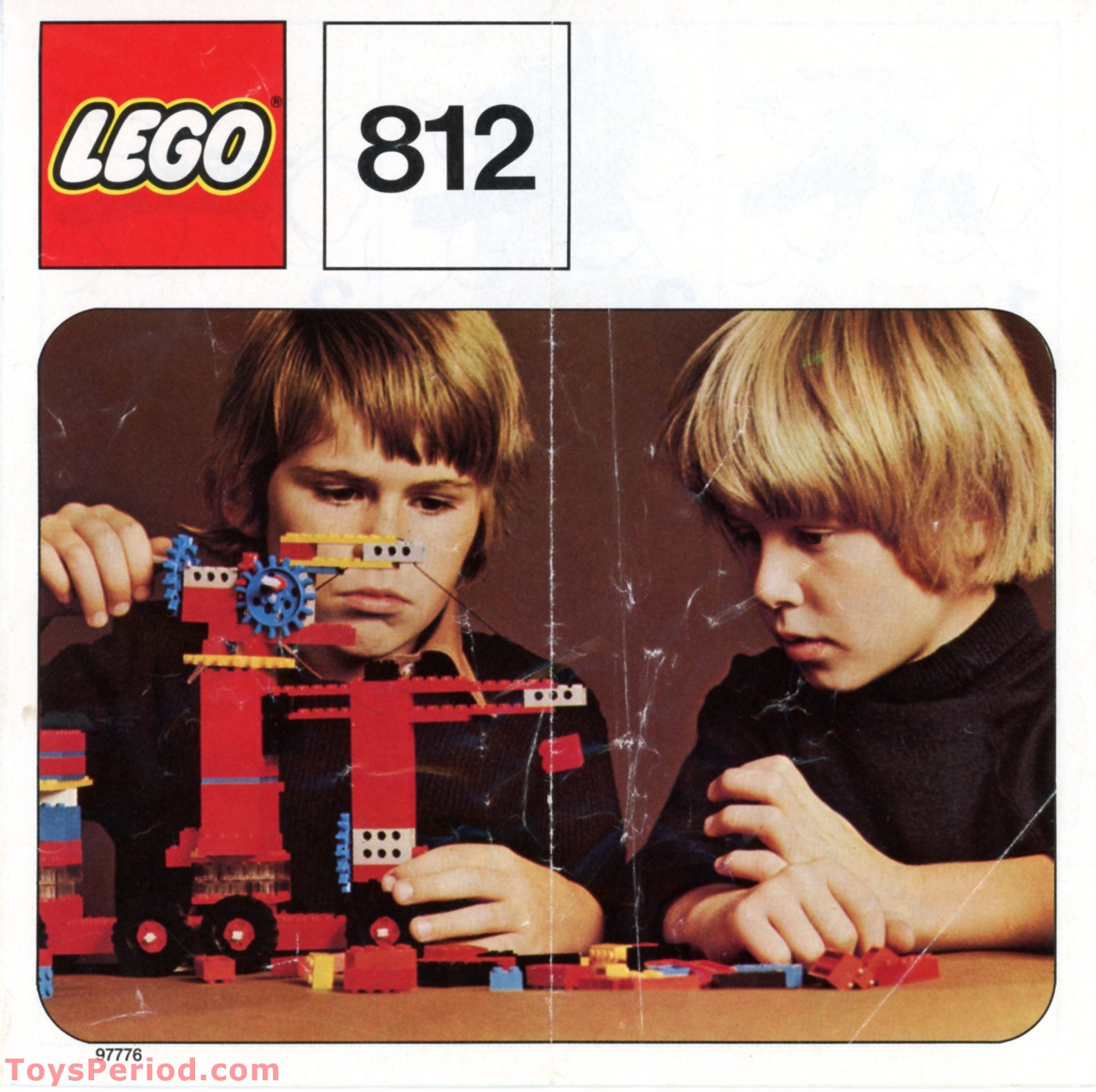 LEGO 812-1 Gear Supplementary Set Instructions and Parts List