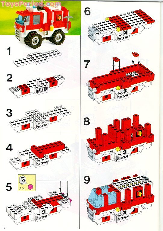 LEGO 735 Basic Building Set with Electric System, 7 Plus Instructions ...