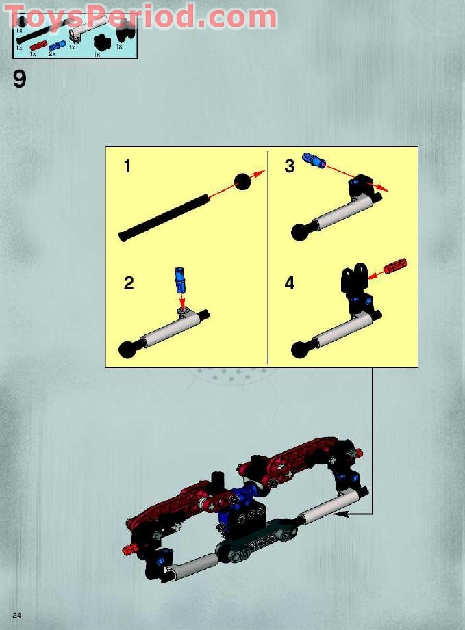 LEGO 10204 Vezon and Kardas Instructions and Parts List