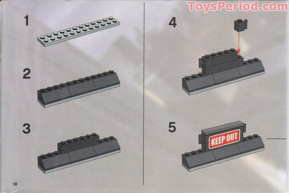 LEGO 4850 Spider-Man's First Chase Instructions and Parts List