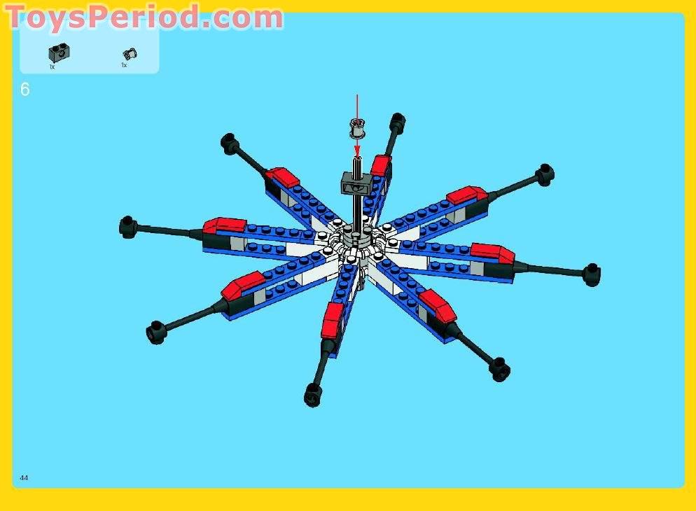 LEGO 4957 Ferris Wheel Instructions and Parts List