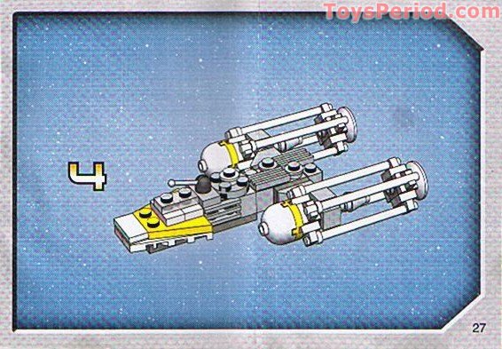 LEGO 4491 Mini Trade Federation MTT Instructions and Parts List