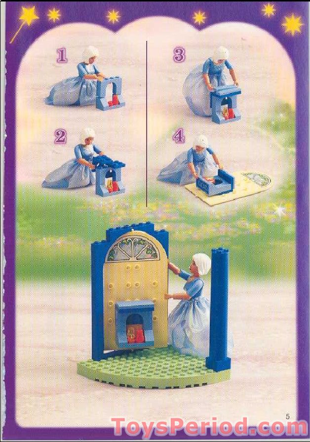 LEGO 5825 The Fairy Queen's Magical House Instructions and Parts List