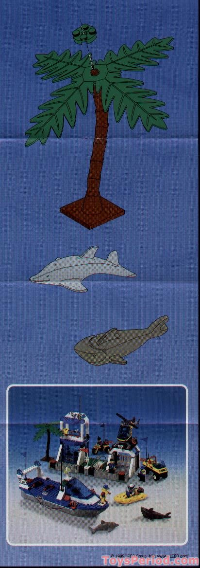 LEGO 6435 Coast Guard Hq Instructions and Parts List