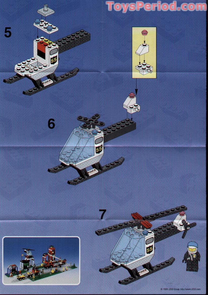 LEGO 6464 Super Rescue Complex Instructions and Parts List