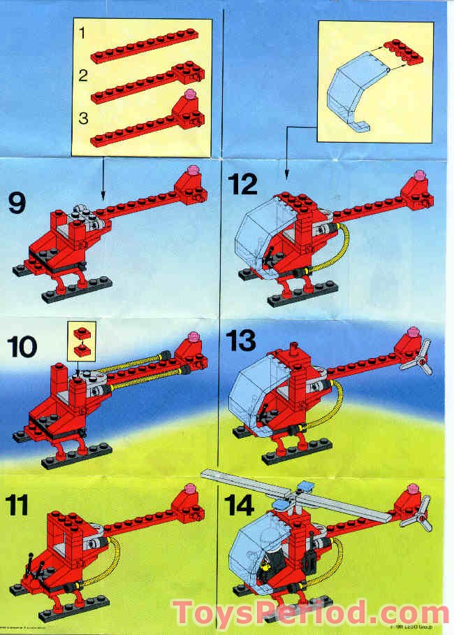 Lego Helicopter Instructions