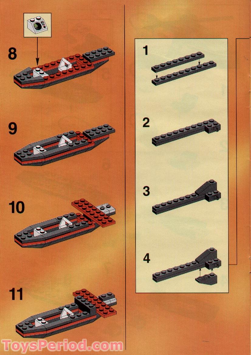 LEGO 6582 Daredevil Flight Squad Instructions and Parts List
