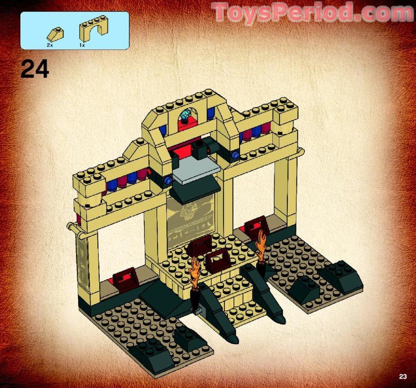 LEGO 7621 Indiana Jones and the Lost Tomb Instructions and Parts List